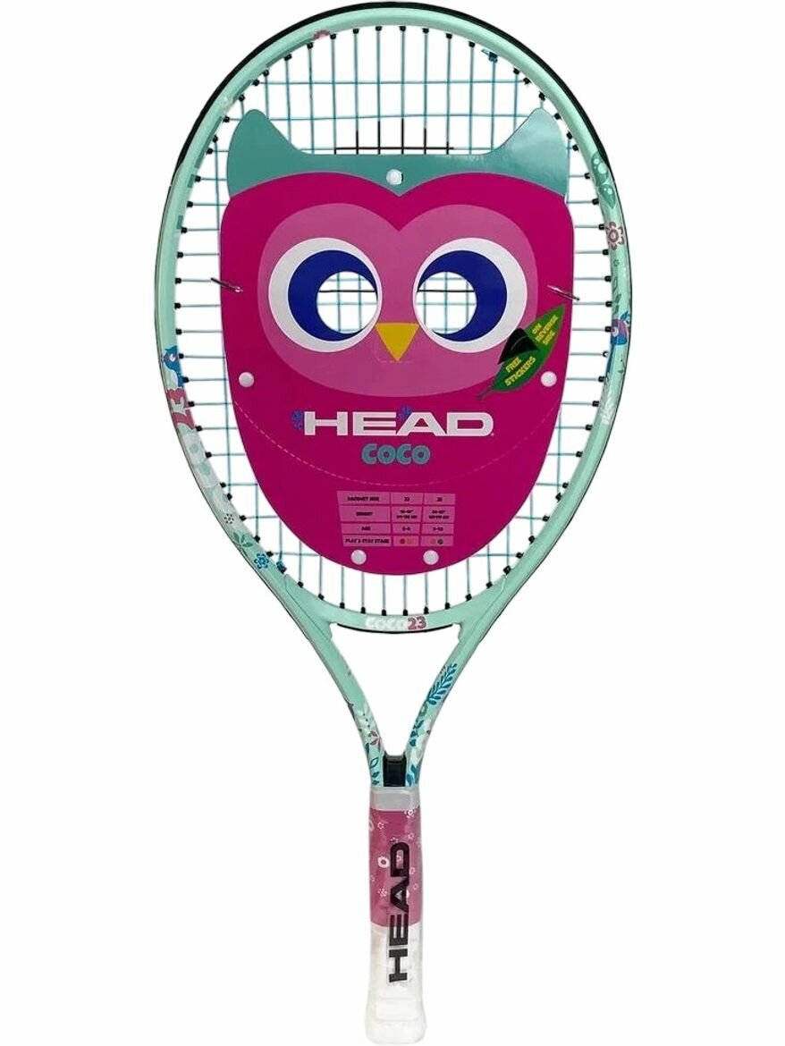Ракетка Head Coco 23 зеленый 100% Алюминий 235814SC06