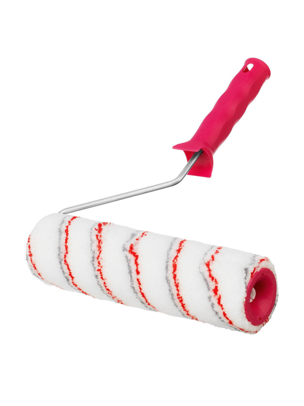 Валик малярный с ручкой Matrix Нейлон, 250 х 48 х 6 мм, ворс 12 мм, 80649