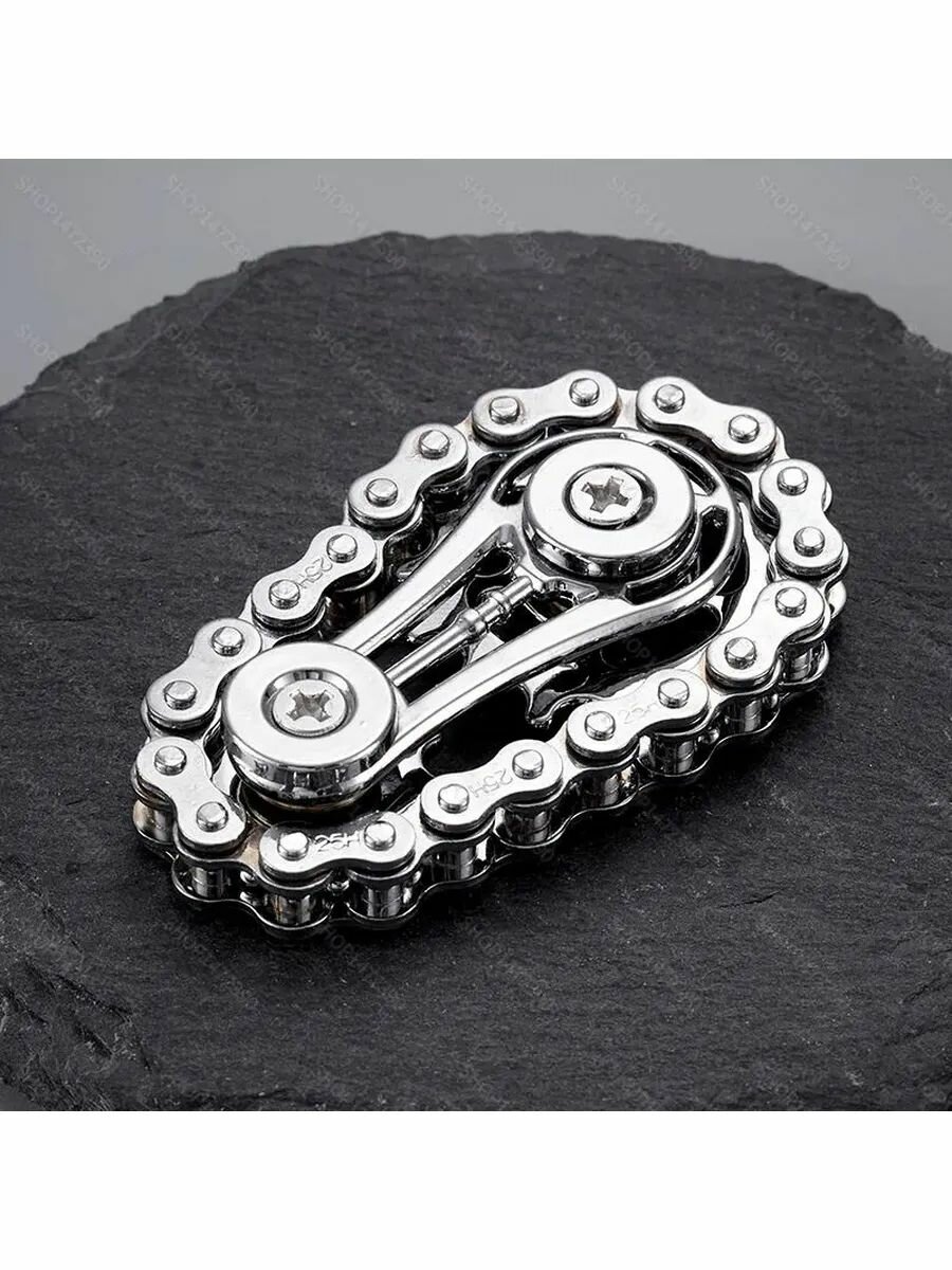 Набор для сборки металлической фиджет-игрушки с велосипедной цепью, спиннер-тренажер для рук и пальцев, DIY-набор для снятия стресса и развития моторики, подарок подростку и взрослому