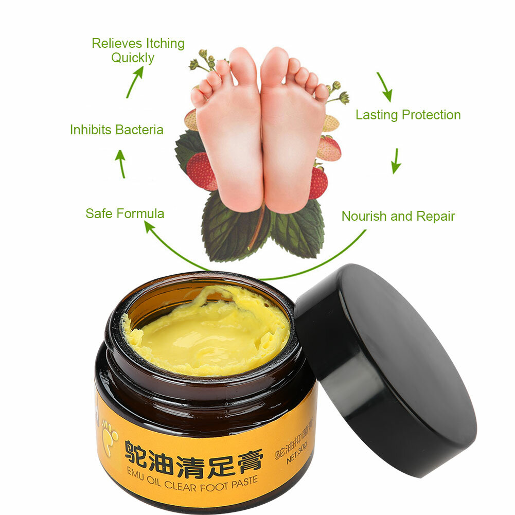 Крем для ухода за ногами с эмульсионным маслом 30 г, противогрибковый, для удаления мертвой кожи, для ухода за ногами