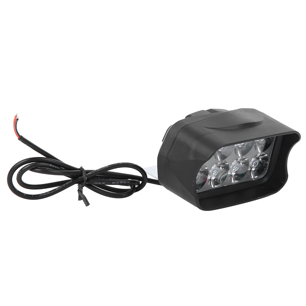 Пластиковый универсальный 8-светодиодный электрический трехколесный велосипед с модифицированным теплоотводом, мощный прожектор для мотоцикла и электровелосипеда.