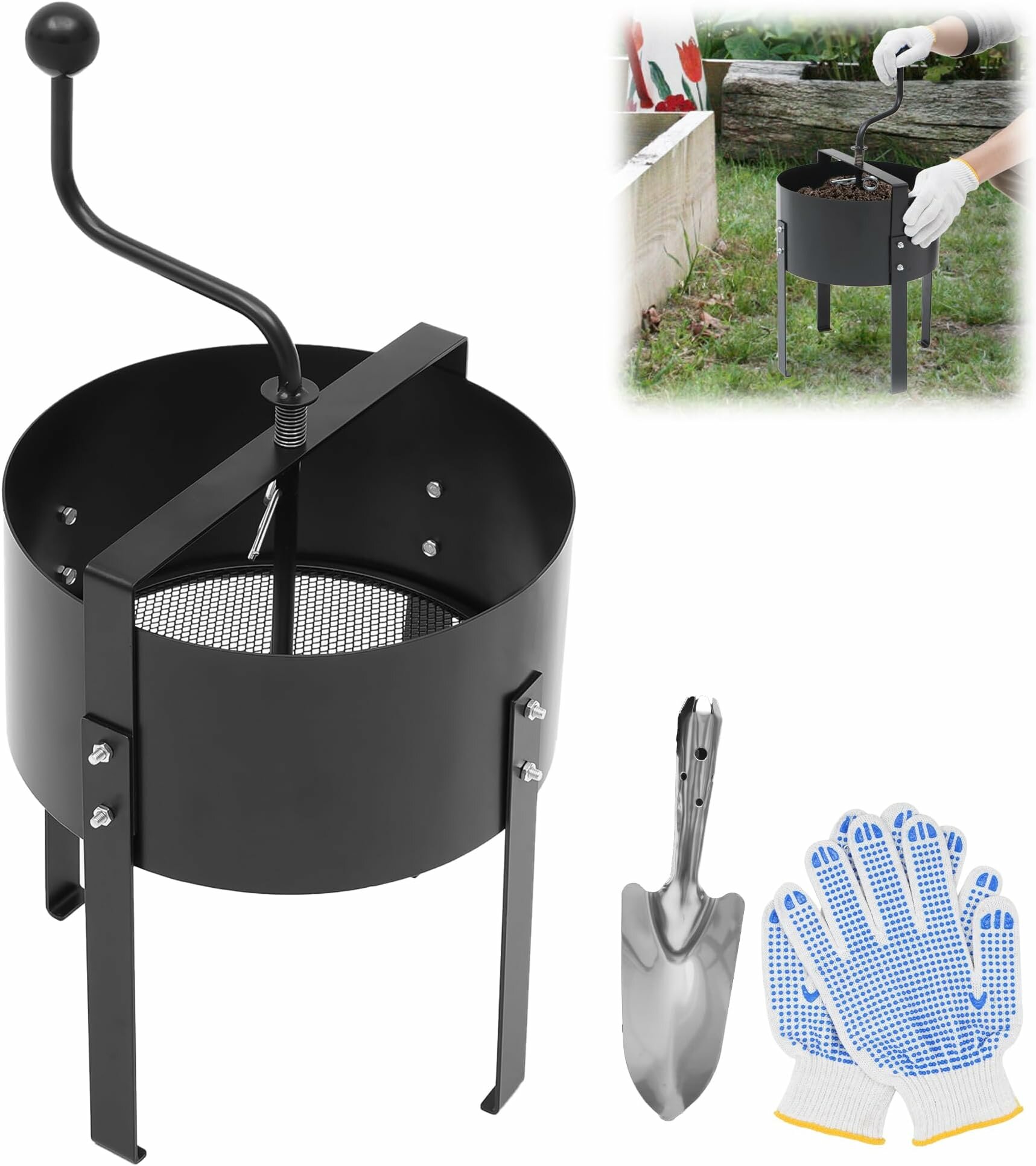 Ротационный почвенный сито