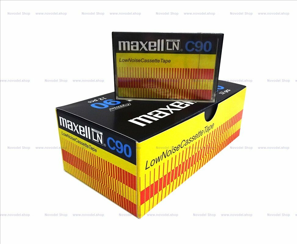 Аудиокассеты "Maxell LN C90" в коробке