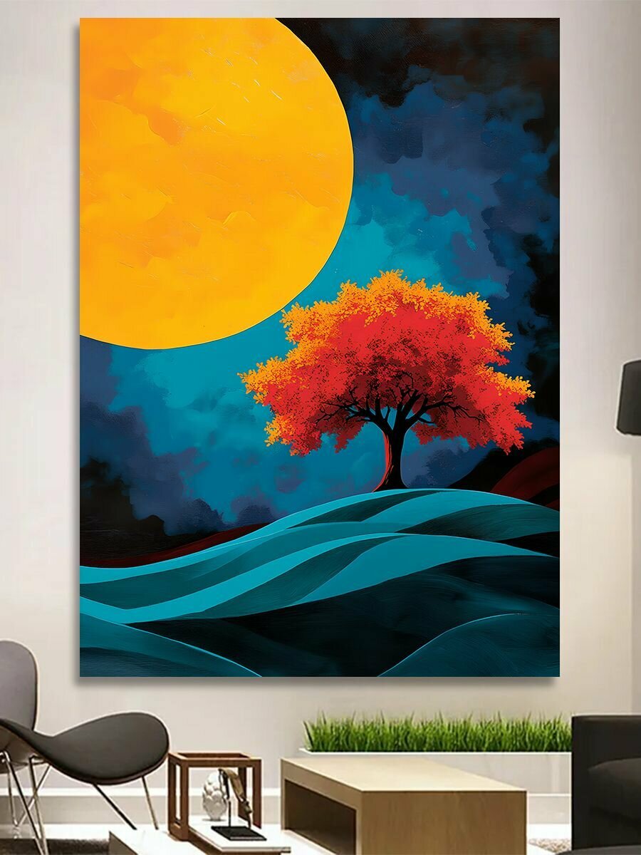 Пейзаж / природа, интерьерная картина / на холсте, 30х40 см.