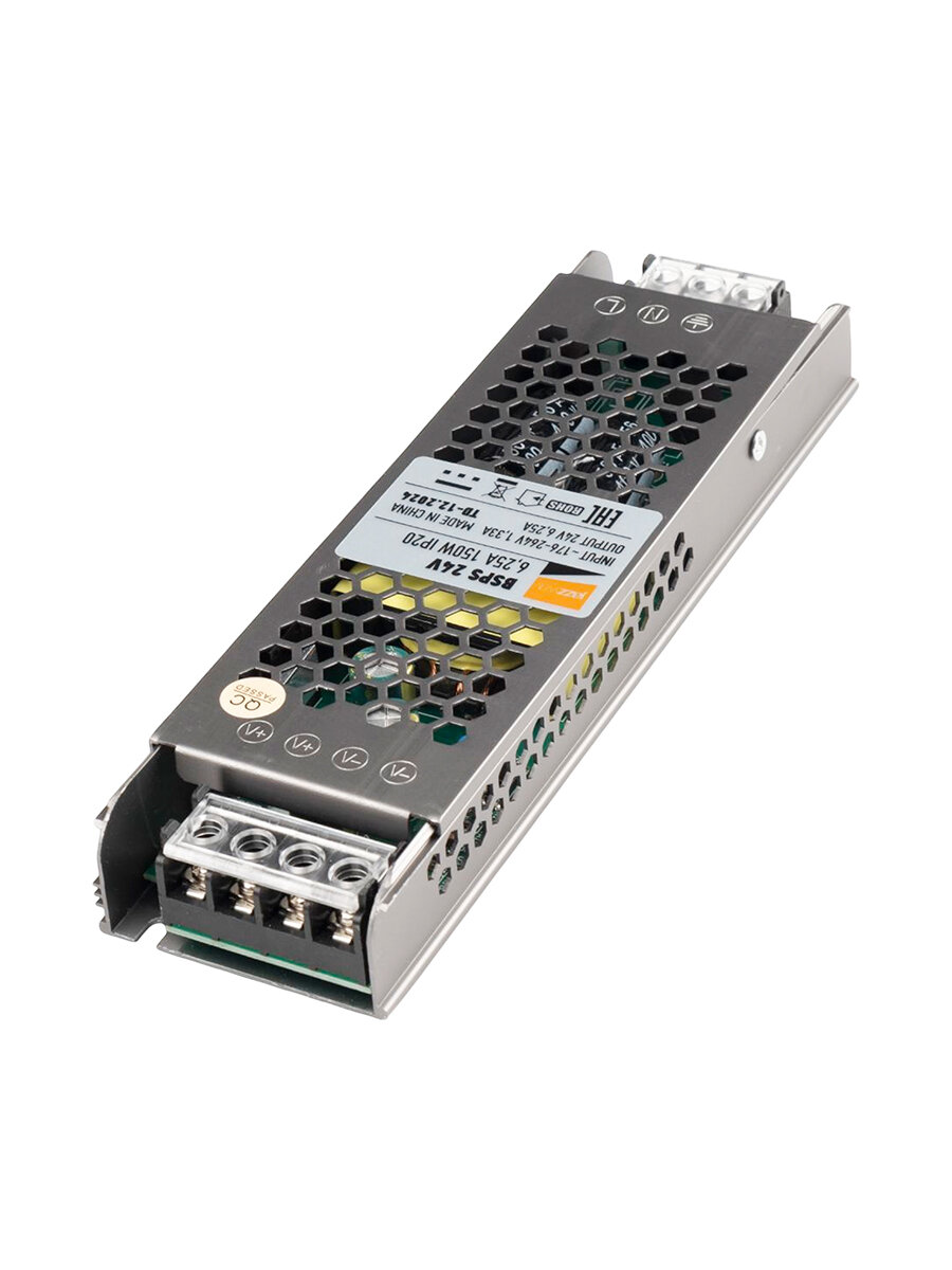 Блок питания для светодиодной ленты Jazzway BSPS 24V 150W IP20 .5062207
