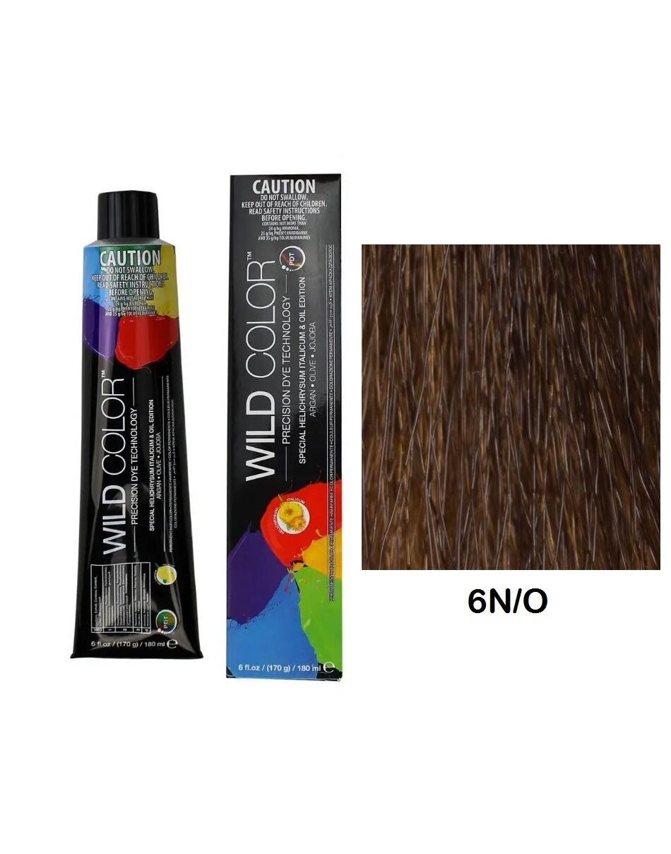 Wild Color Стойкая краска для волос 180 мл - Wild Color 6N/O Темный блонд