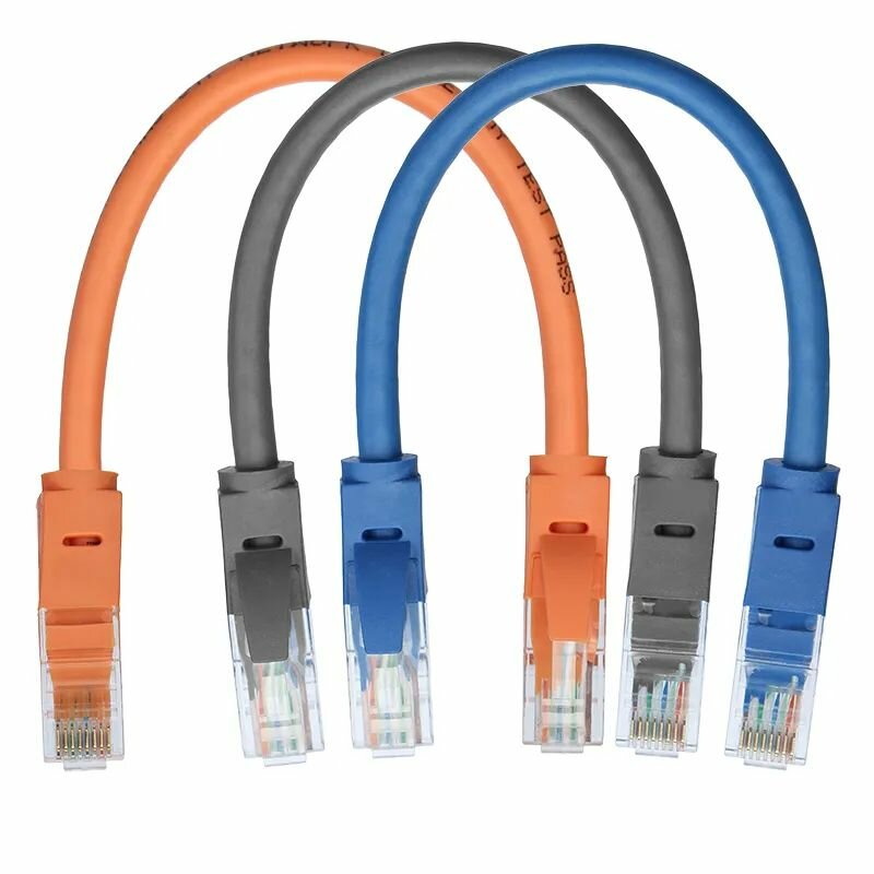 Короткий сетевой кабель LAN CAT 6 RJ45, патч-корд Ethernet