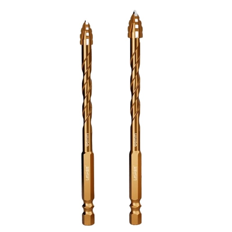 Набор алмазных сверл с четырехгранной зубчатой кромкой