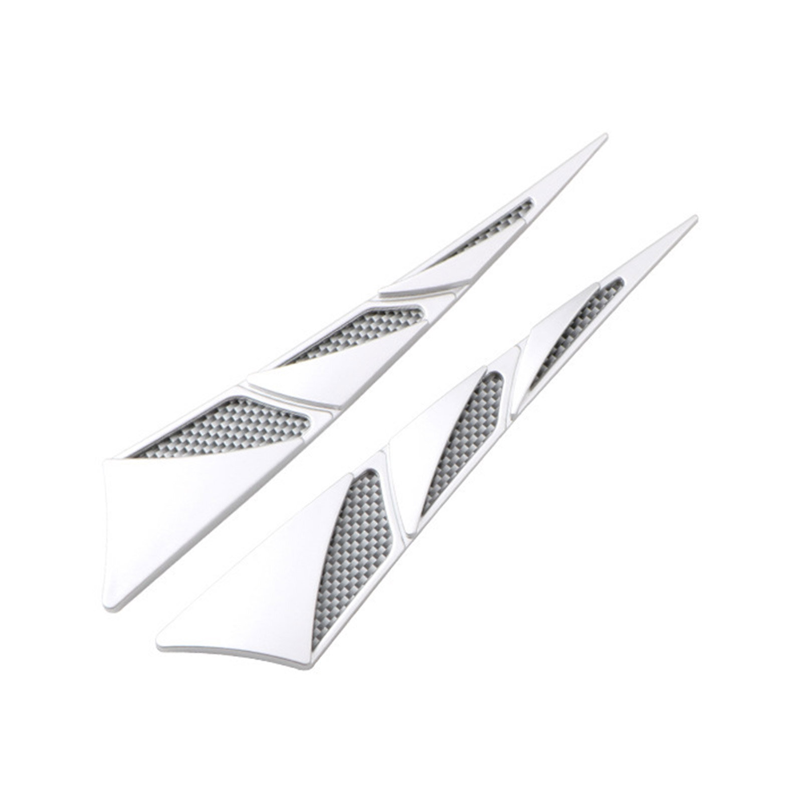 Пара Универсальных автомобильных наклеек для декора боковых вентиляционных отверстий ABS с воздушным потоком, Аксессуары