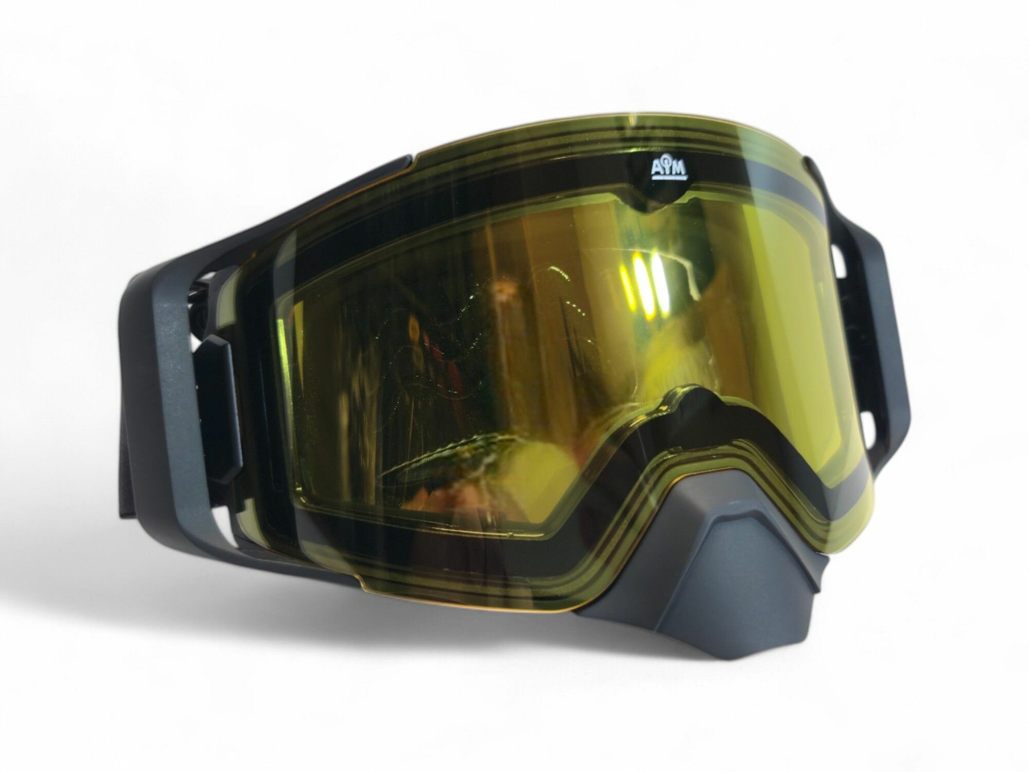 Очки снегоходные с подогревом AiM (PRO) 31-105 Accu Heated Black Matt