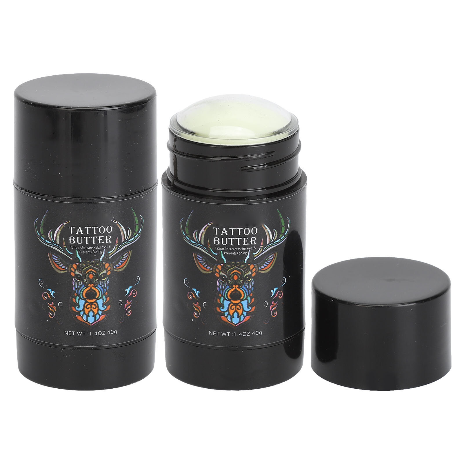 2 крема для ухода за татуировками, увлажняющий, предотвращающий образование корочек, безопасный и мягкий бальзам для заживления татуировок, 40 г каждый