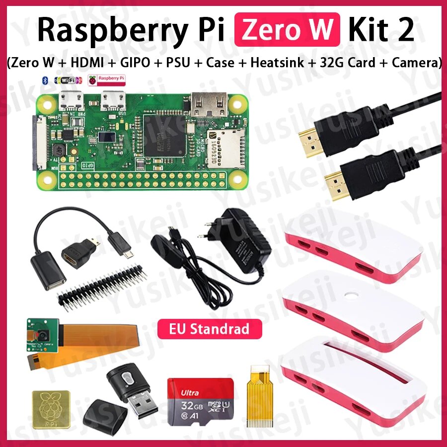 Raspberry Pi Zero W Комплект ZERO W KIT 2 EU