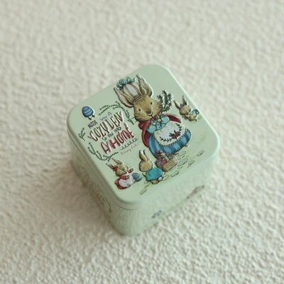 1 шт. изысканная 3D мультяшная жестяная коробка для печенья/чайного листа, контейнер для мелочей, металлический настраиваемый оптовый подарок для детей, квадратная коробка, K16, 7.5cm 7.5cm 6.5cm MMJYSLIM