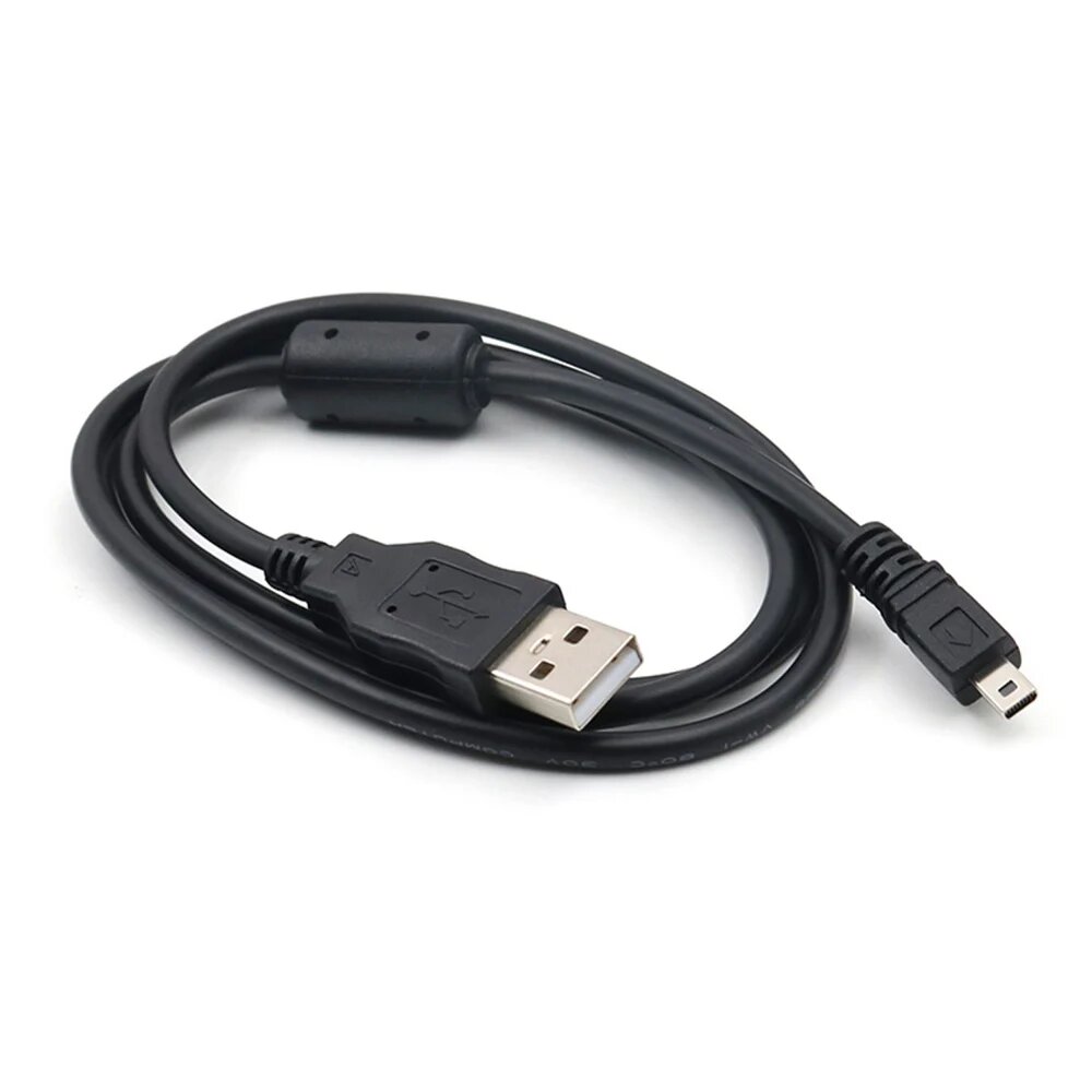 USB-Kabel Mini 8P для передачи данных, цифровая камера, телефон, 5-ядерный провод для Nikon Olympus Sony Casio Sanyo Fuji Panasonic, шнур для передачи данных