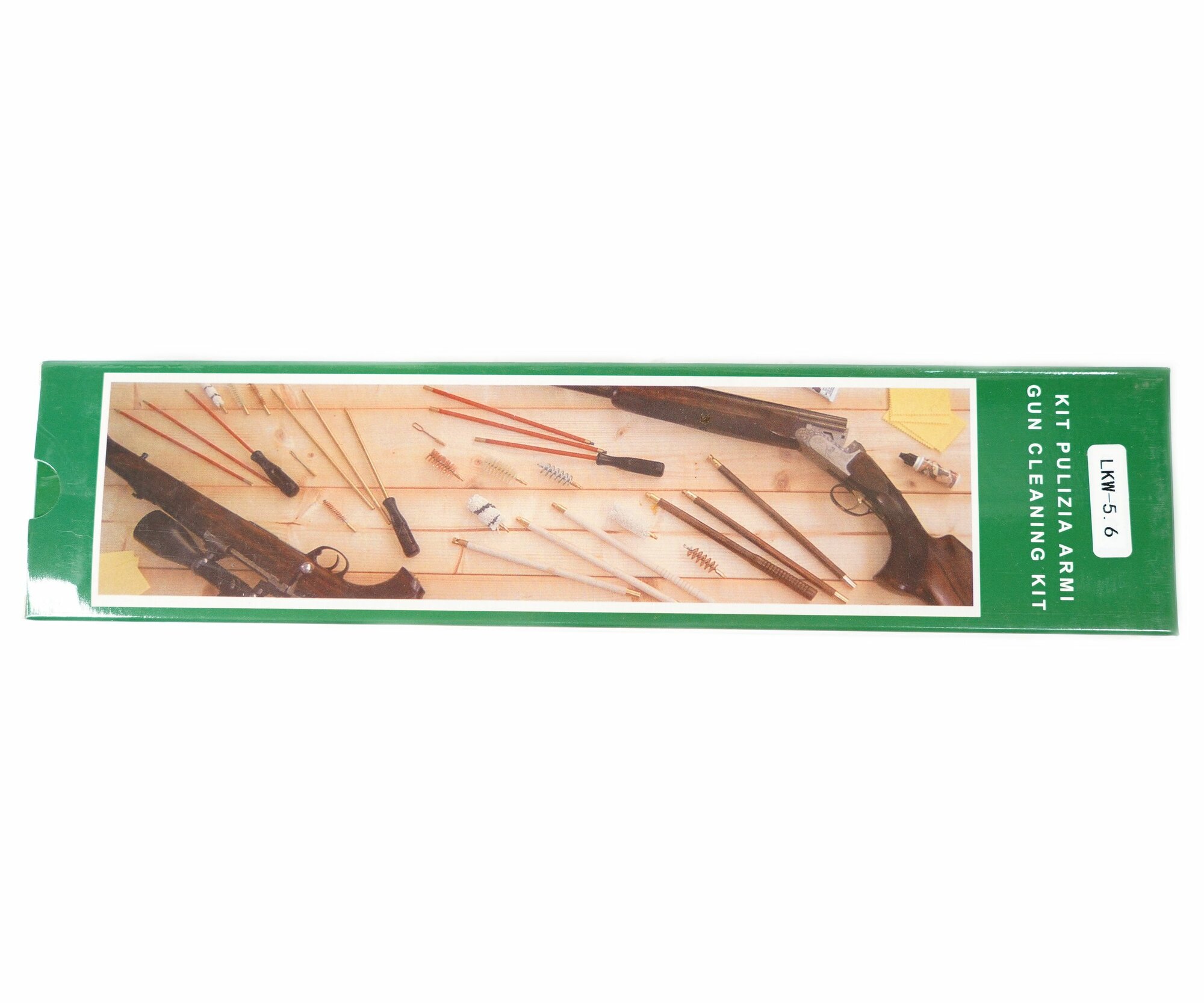 Набор для чистки ружей Lucky View, кал. 5,6 мм, 3 ерша, 3-секционный алюм. шомпол