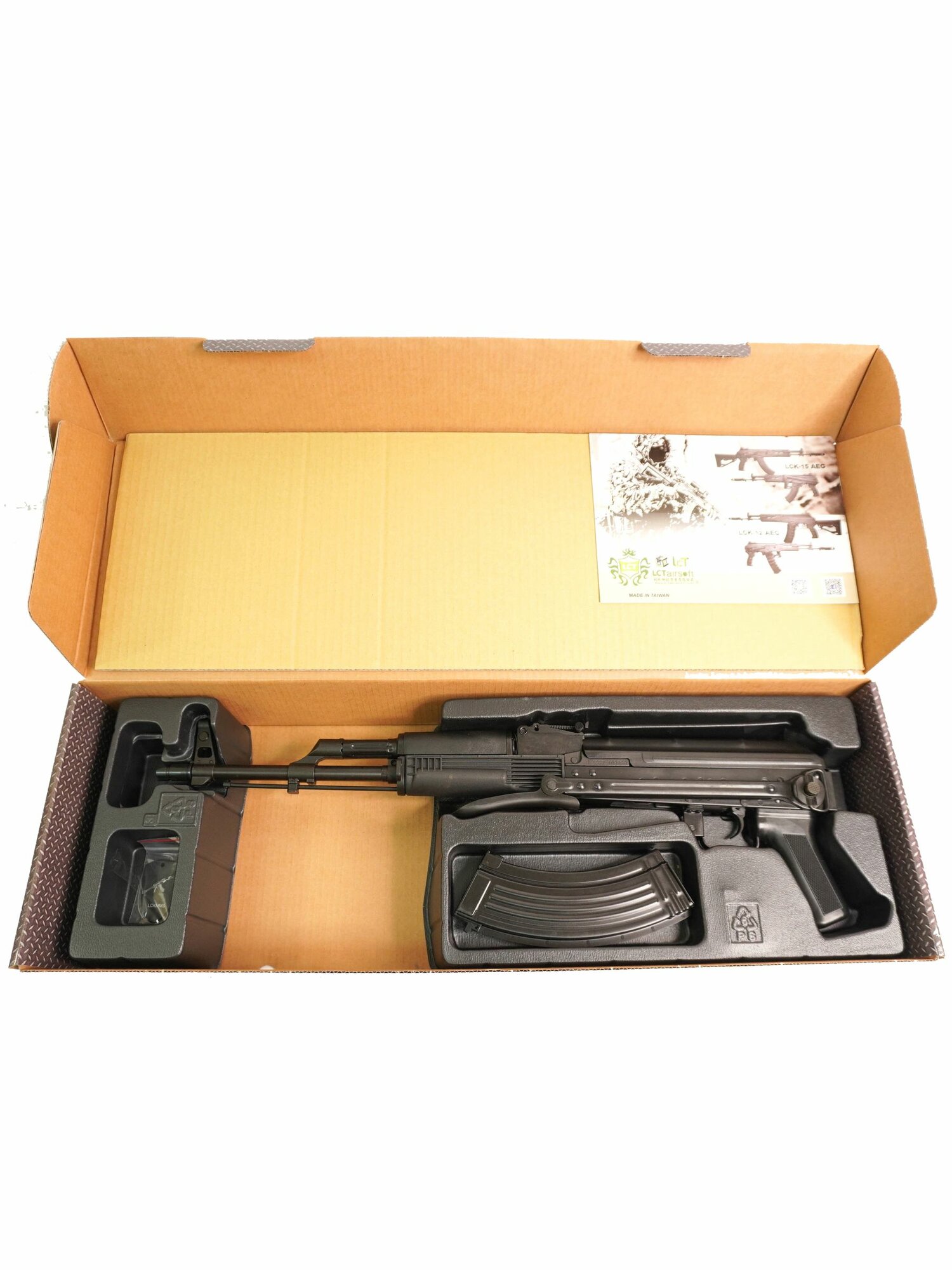 Страйкбольный автомат LCT акмс, складной приклад (LCKMMS) AEG
