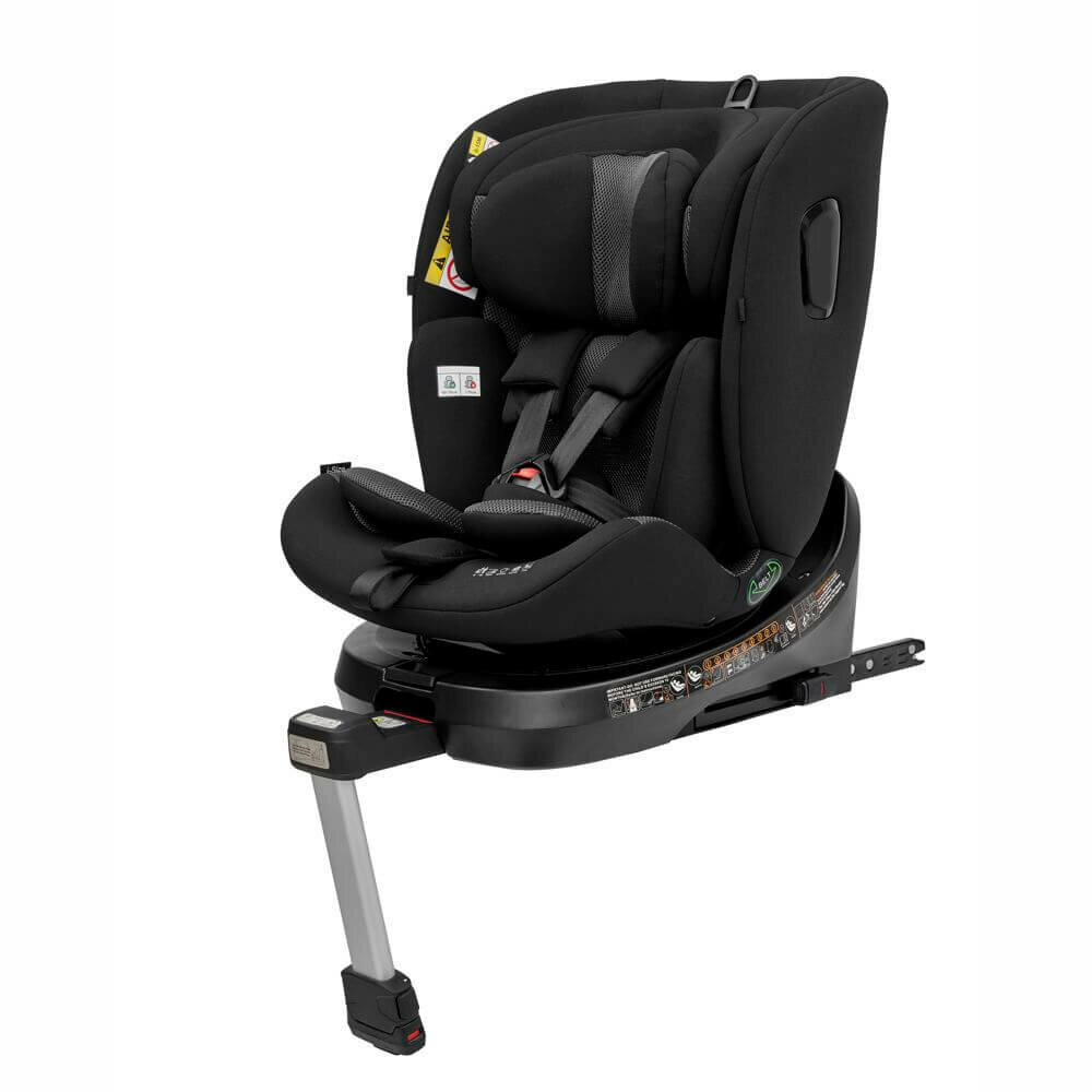 Peppy UNOfix, автокресло с рождения до 12 лет гр.0-1-2-3 (0-36 кг), цвет Black 2025
