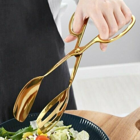 Щипцы из нержавеющей стали для барбекю, мяса, углей