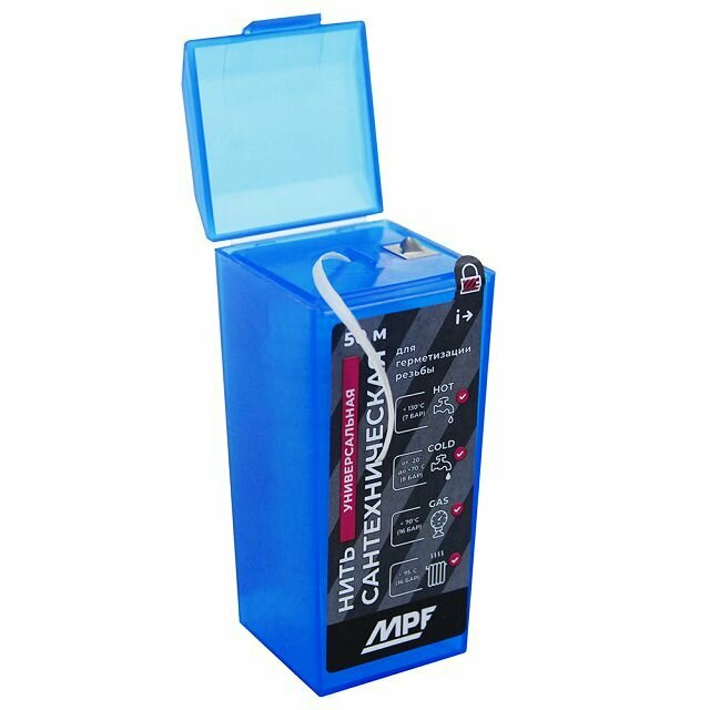 Нить сантехническая MPF для резьбовых соединений 50м