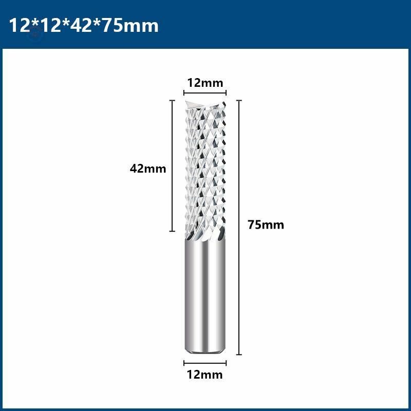 Фреза спиральная рашпильная "кукуруза" для ЧПУ, раскрой и фрезерование пластика, дерева, фанеры, многофункциональная фреза для мастерской