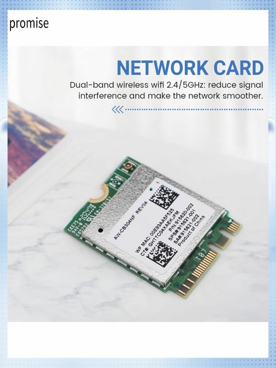 AW-CB304NF RTL8821CE Беспроводная сетевая карта 2,4G/5G Двухдиапазонный Bluetooth 4,2 433 Мбит/с 802.11AC Сетевая IPC совместим с ноутбука