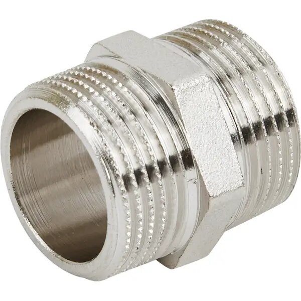 Ниппель Stout 3/4"x3/4" НР латунь
