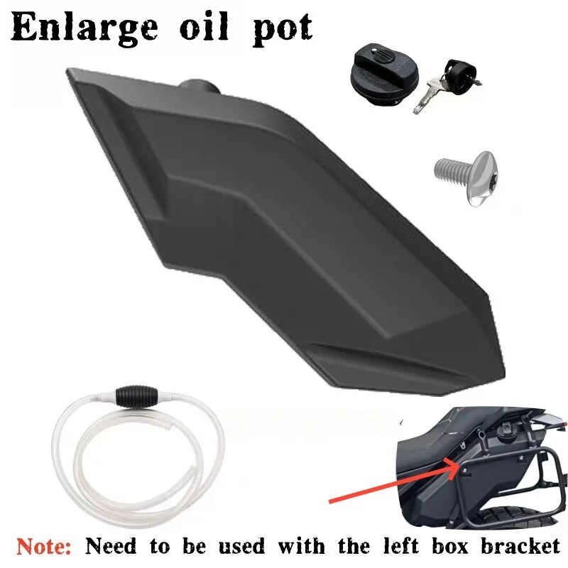 Для мотоцикла Zontes 703F увеличенный топливный бак 6L левый бак небольшой подвесной ящик ZT703-F оригинальные аксессуары Черный, A