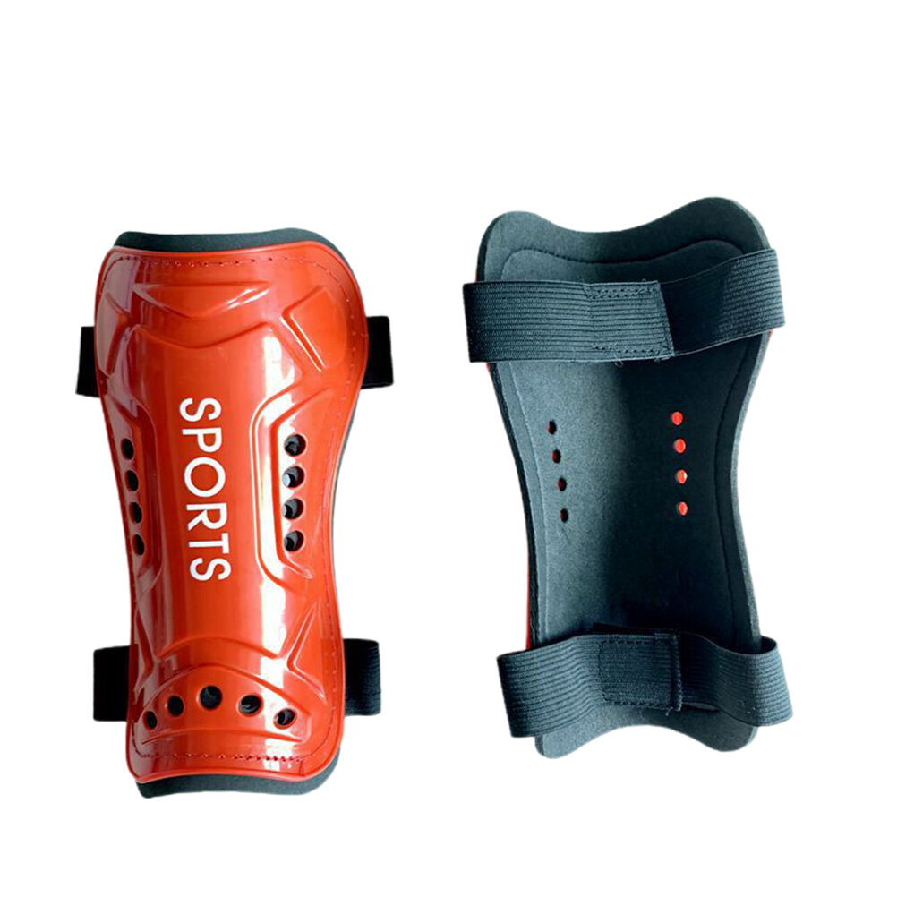 1 Пара детей Shin Pads Высокопрочные футбольные прокладки голени для детских футбольных охранников горит