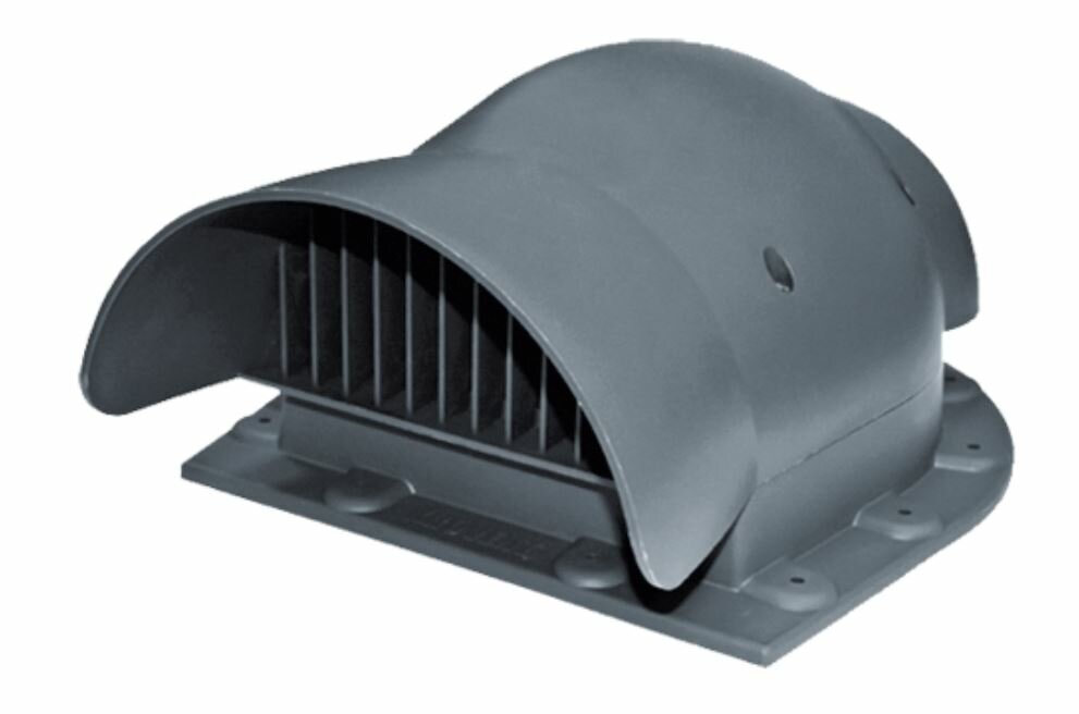 Вентиль кровельный Krovent KTV-Seam для готовой мягкой и фальцевой кровли, серый