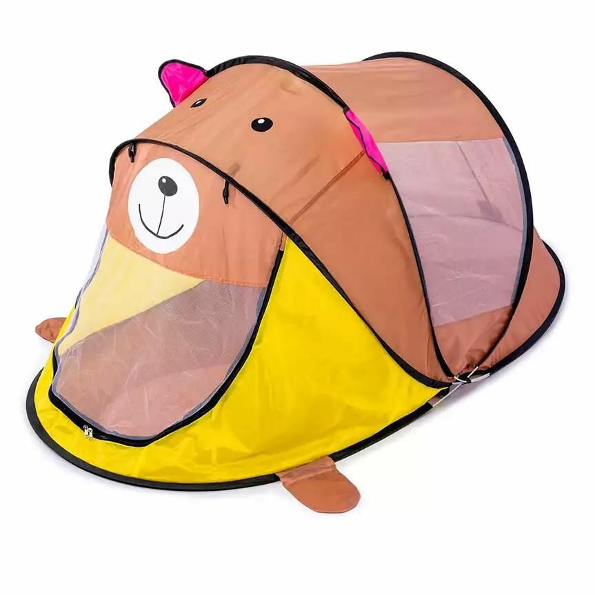 Детская игровая палатка КНР "Мишка" в сумке, от 3 лет, унисекс