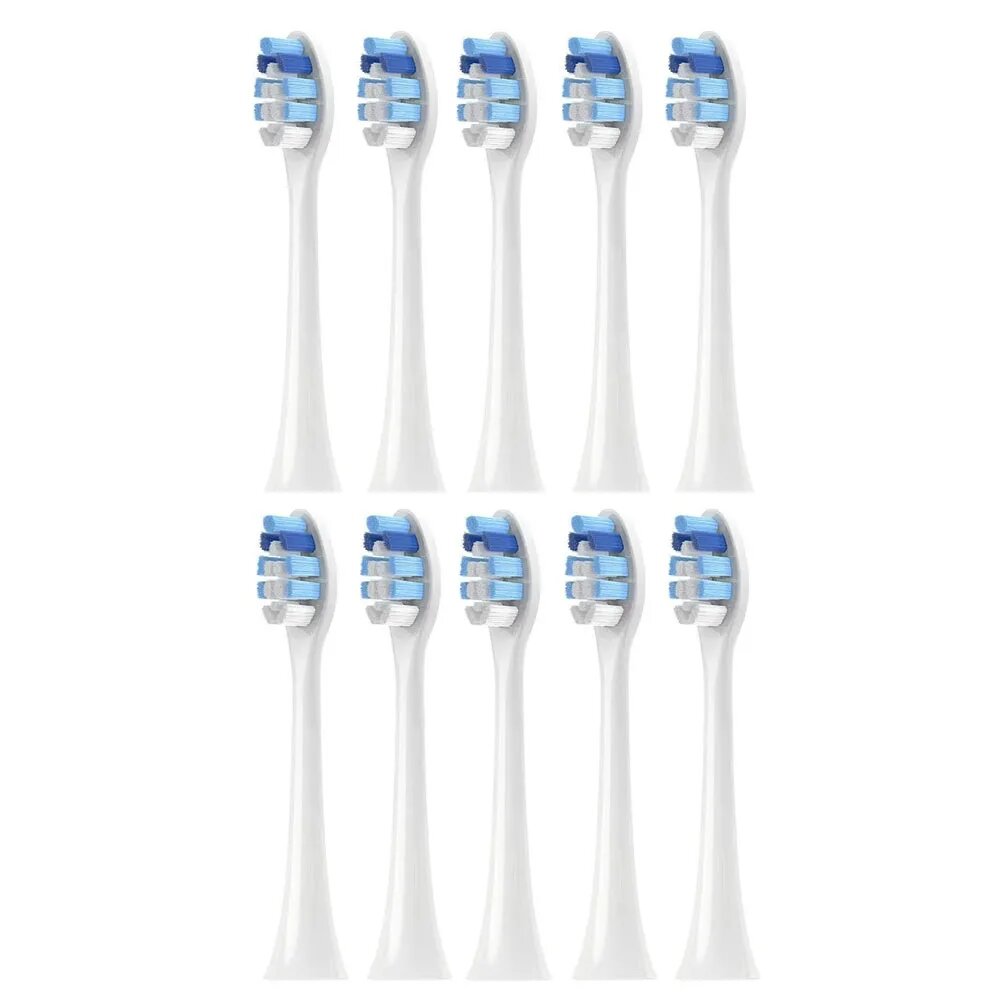 Сменные насадки для зубных щеток RealMe M2/M1 Dupont, Слоновая кость