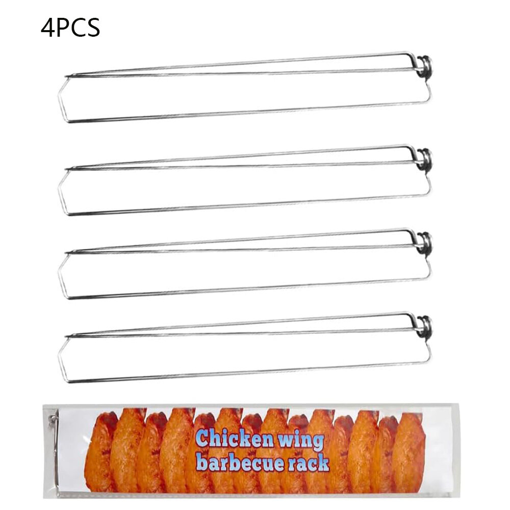4шт Куриные Крылышки для Гриля для Пикника на открытом Воздухе Кемпинг Барбекю