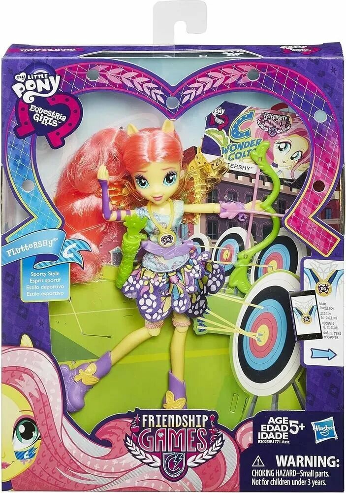 My Little Pony Маленькая пони Деревенская девочка, Fluttershy , игровые куклы, подарки для девочек