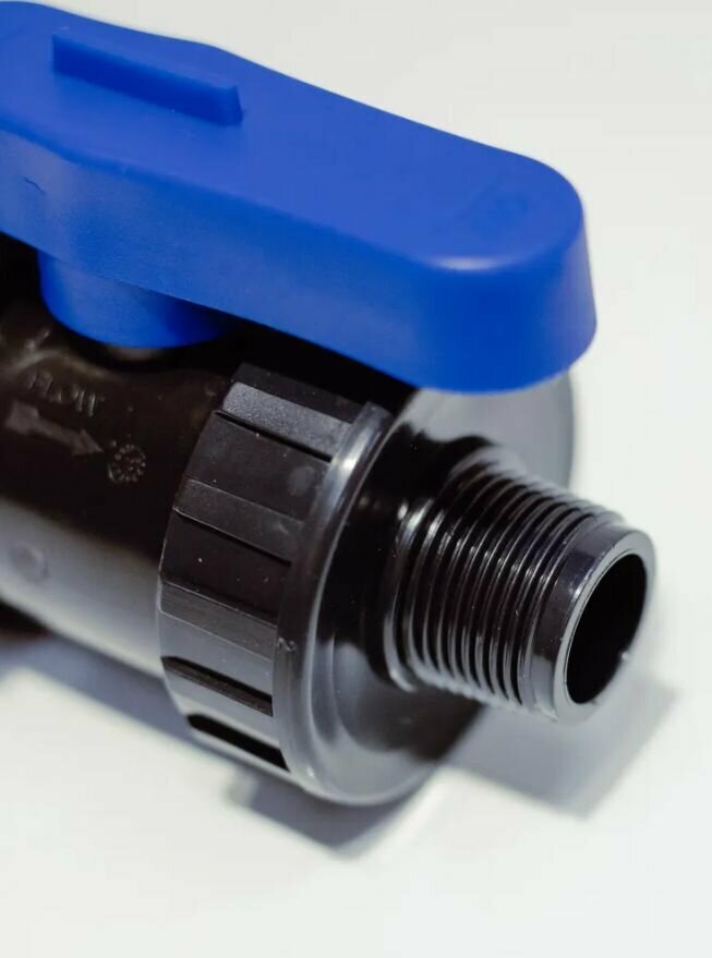 Кран шаровой VALFEX 25 × 3/4, ПНД, компрессионный, обжимная резьба