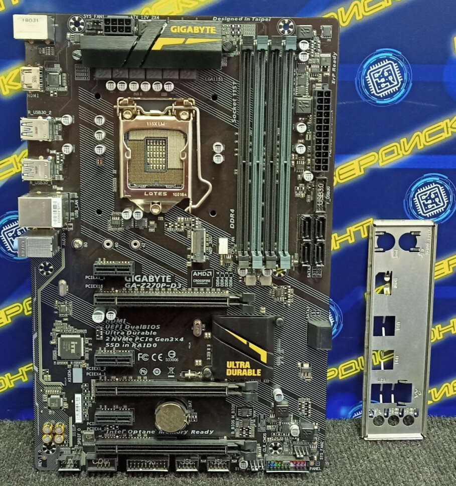 Материнская плата Gigabyte GA-Z270P-D3 1151 LGA