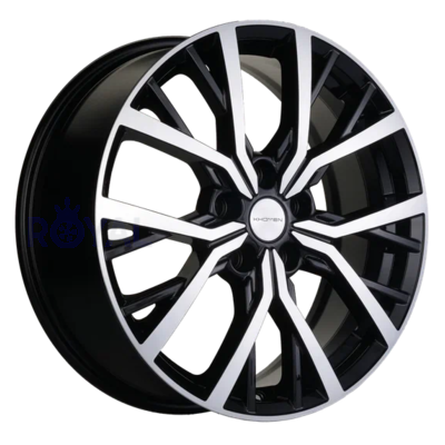 Литой колесный диск Khomen Wheels KHW1806 (Haval F7/F7x) 7x18/5x114,3 ET40 D64,1 Black-FP