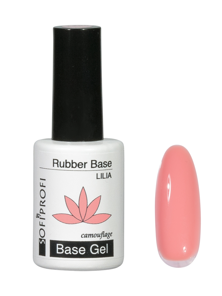 База камуфлирующая каучуковая для ногтей Тон 1497 Sofiprofi Lilia Base, 10 мл