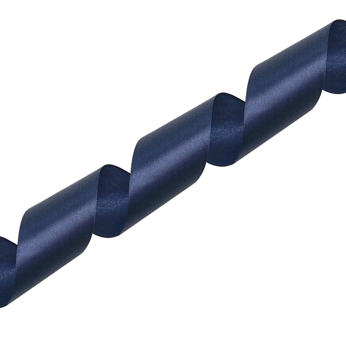 Лента атласная декоративная широкая Айрис, 5см*22,86м (159 индиго)