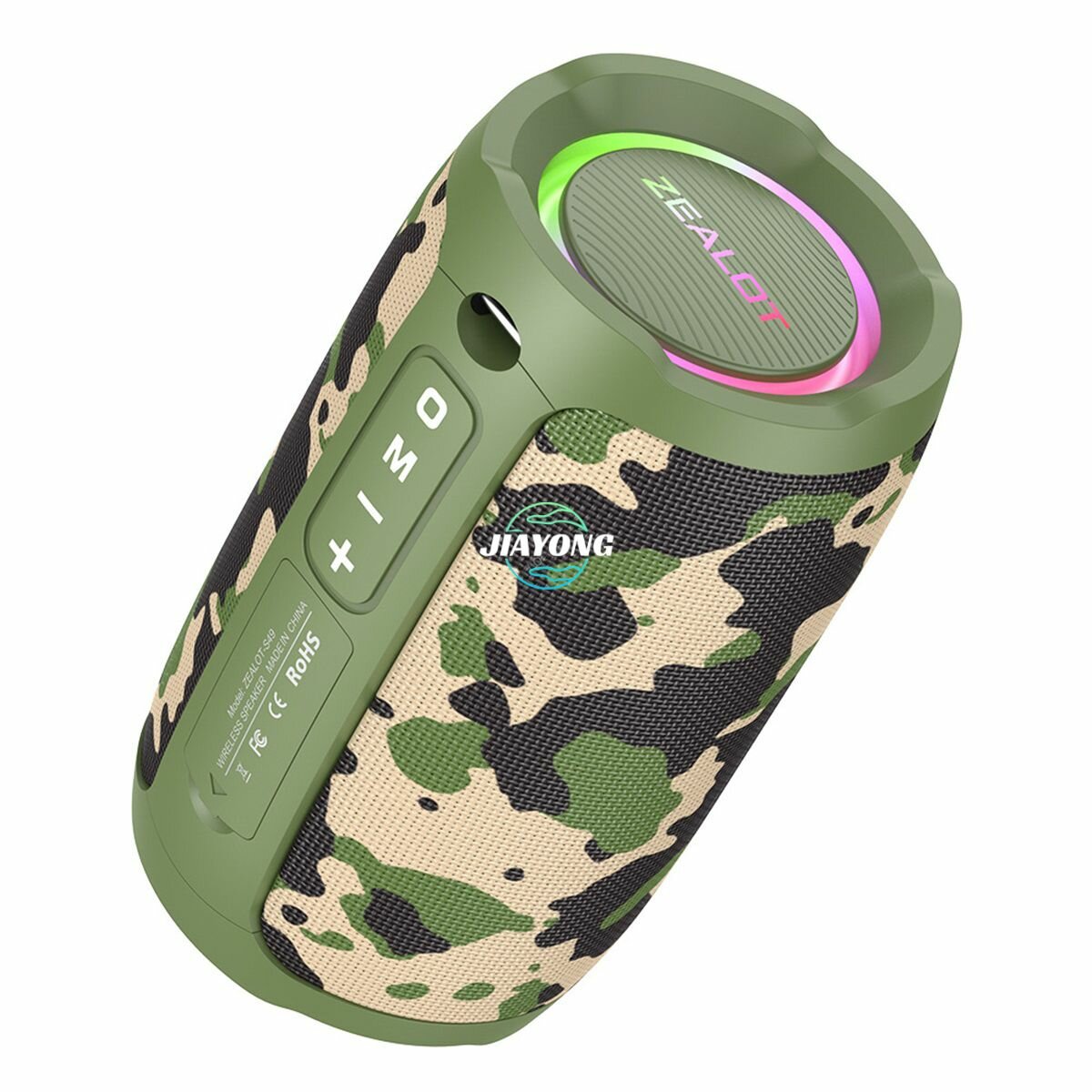 Портативная колонка Fanatic S49, с сабвуфером и RGB-подсветкой