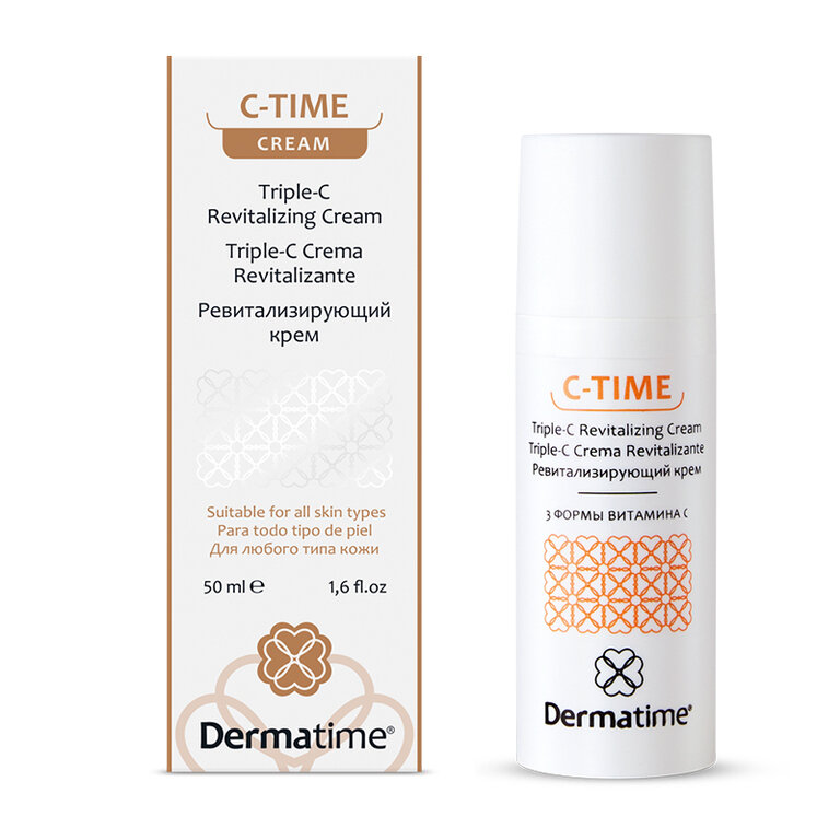 DERMATIME C-TIME Triple-C Revitalizing Cream Ревитализирующий крем 3 формы витамина С 50 мл