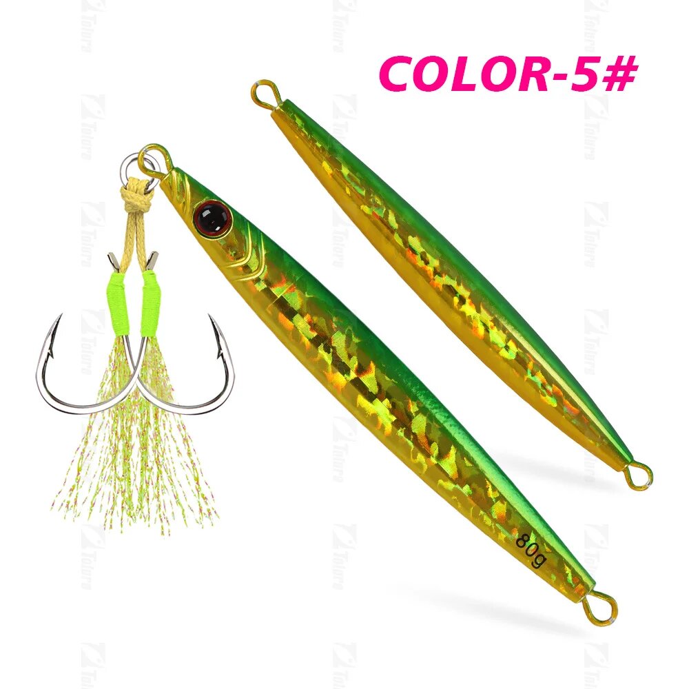 Приманка для джига TOLU 80g, COLOR E