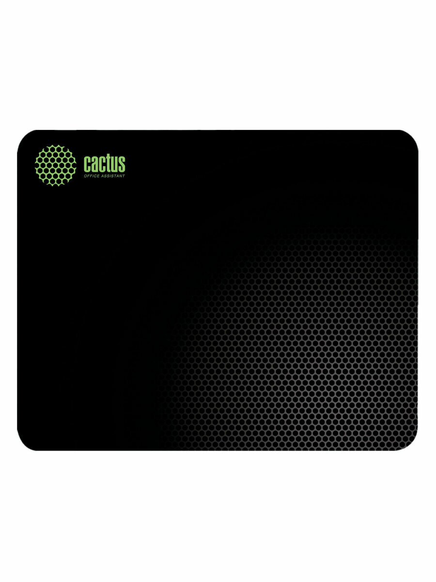 Коврик для мыши CACTUS Black Mesh black (тканевый, прорезиненное основание, 300x250x3мм) (CS-MPC-D02M)
