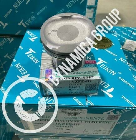 Поршни двигателя + кольца TEIKIN 46371 0.50 TOYOTA COROLLA NZE121 RUNX SIENTA NCP8 1NZ-FE-II [ 13101-21090 ]