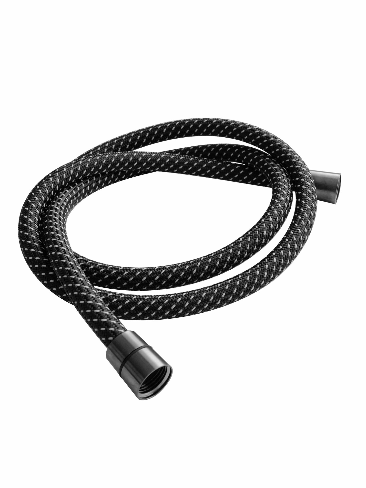 Шланг душевой AQUAme 1500 гайки темный металл AQM1503GM