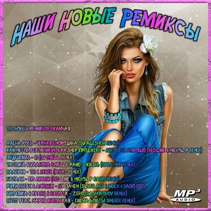 Наши Новые Ремиксы (2025) 260 новых ремиксов (запись на CD-R)