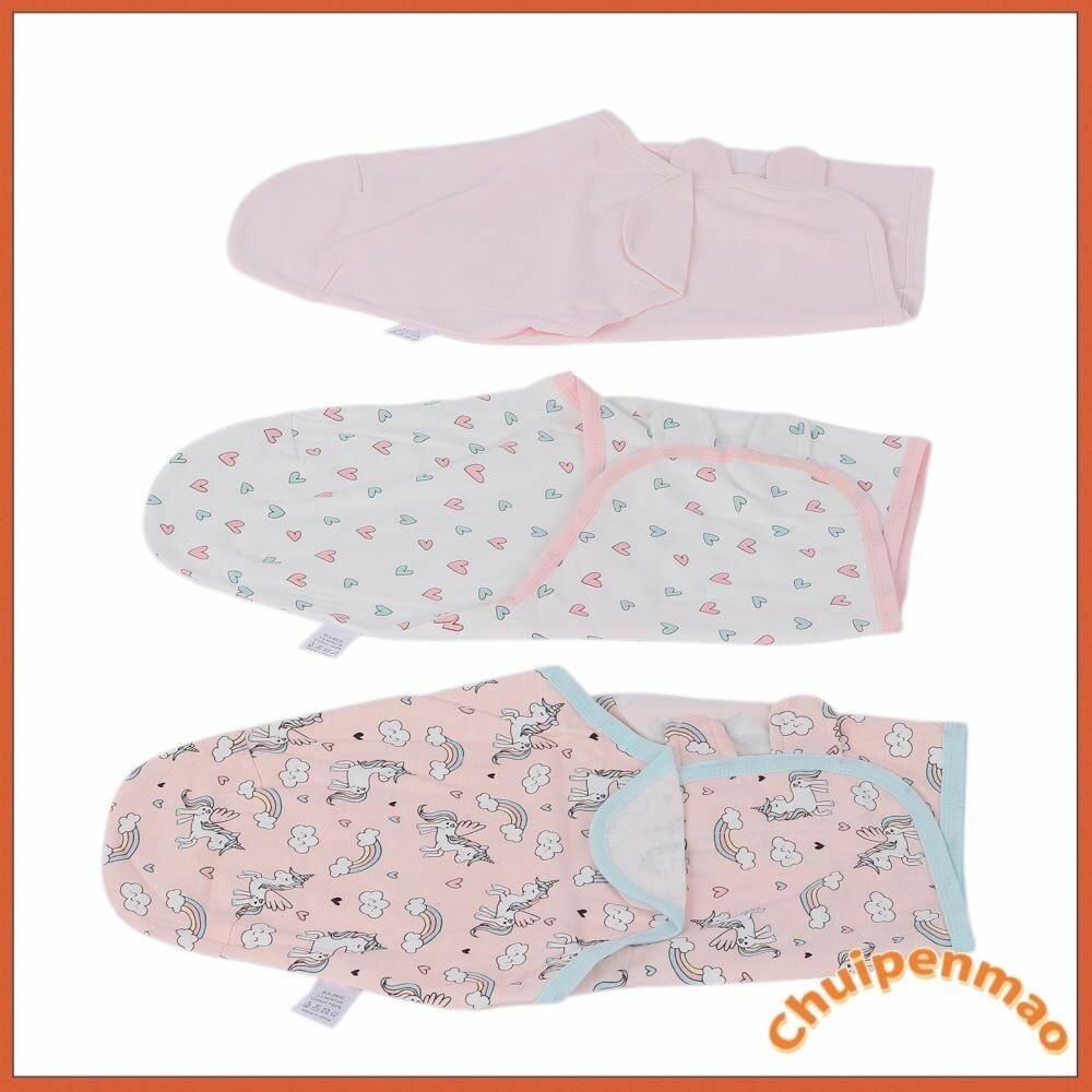 Хлопковый конверт для ребенка, милый мультяшный принт, для детей до 2 месяцев