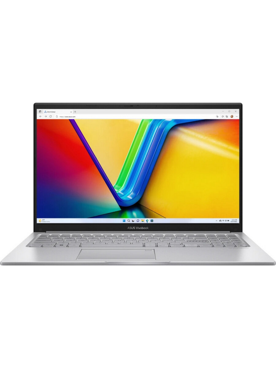 Ноутбук 15.6" IPS FHD ASUS X1504VA-BQ2880 silver (Core i3 1315U/8Gb/512Gb SSD/VGA int/noOS) (90NB10J2-M03B20)