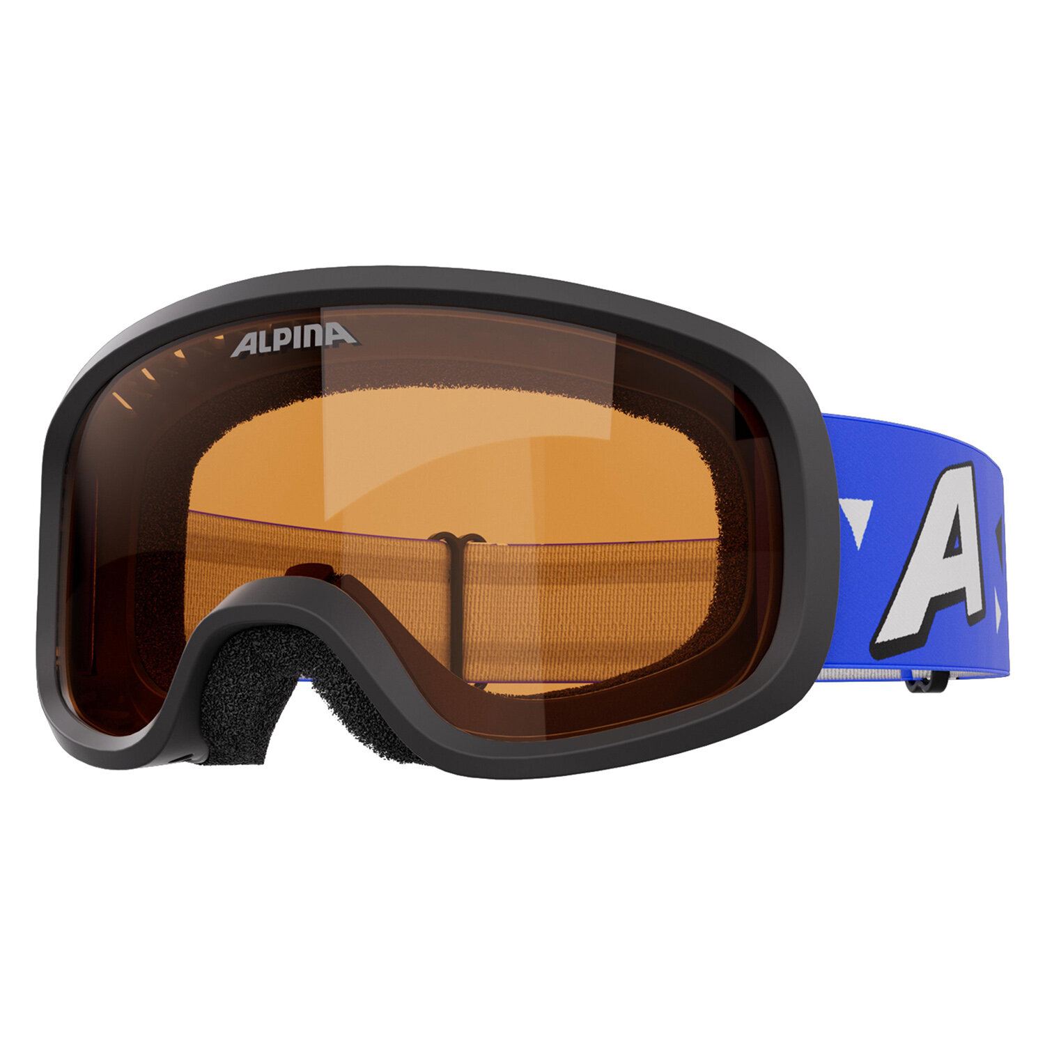 Маска горнолыжная ALPINA Piney 2.0 Blue Matt/Orange S2 (US: XS)