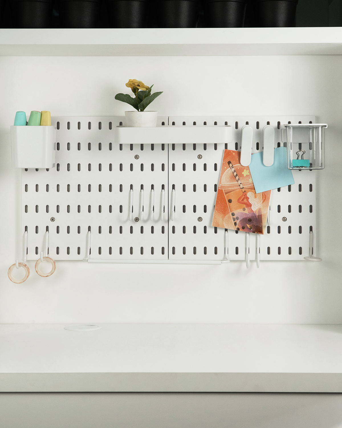 HOUSE Настенный органайзер 56х28см, 9 предметов(Аналог Ikea Skädis)