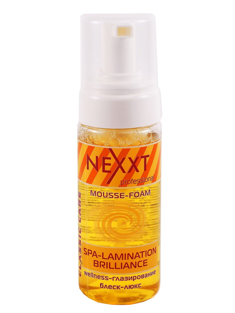 Nexxt Мусс-пенка для объема и экстрасильной фиксации волос / Spa-Lamination Brilliance, 150 мл